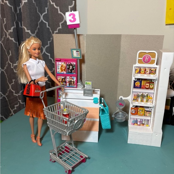 Barbie | Toys | Barbie Supermarket Playset | Poshmark
